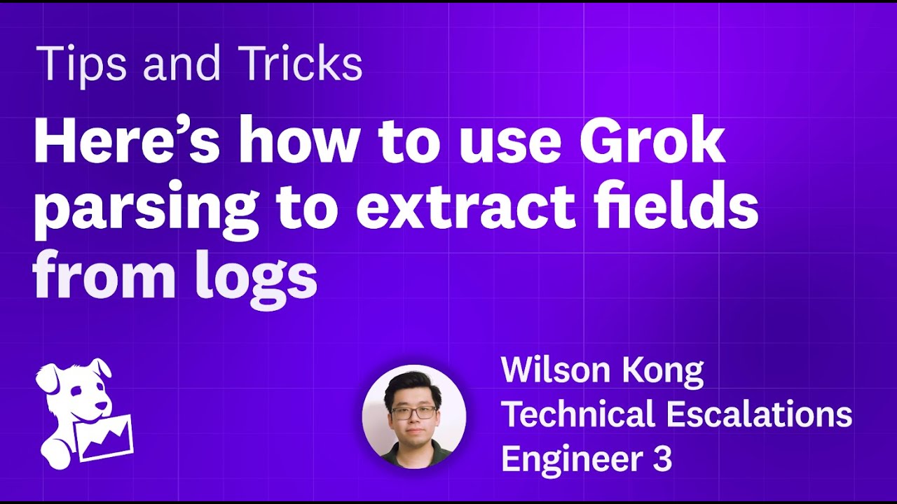 Use Grok parsing to extract fields from logs | Datadog Tips & Tricks