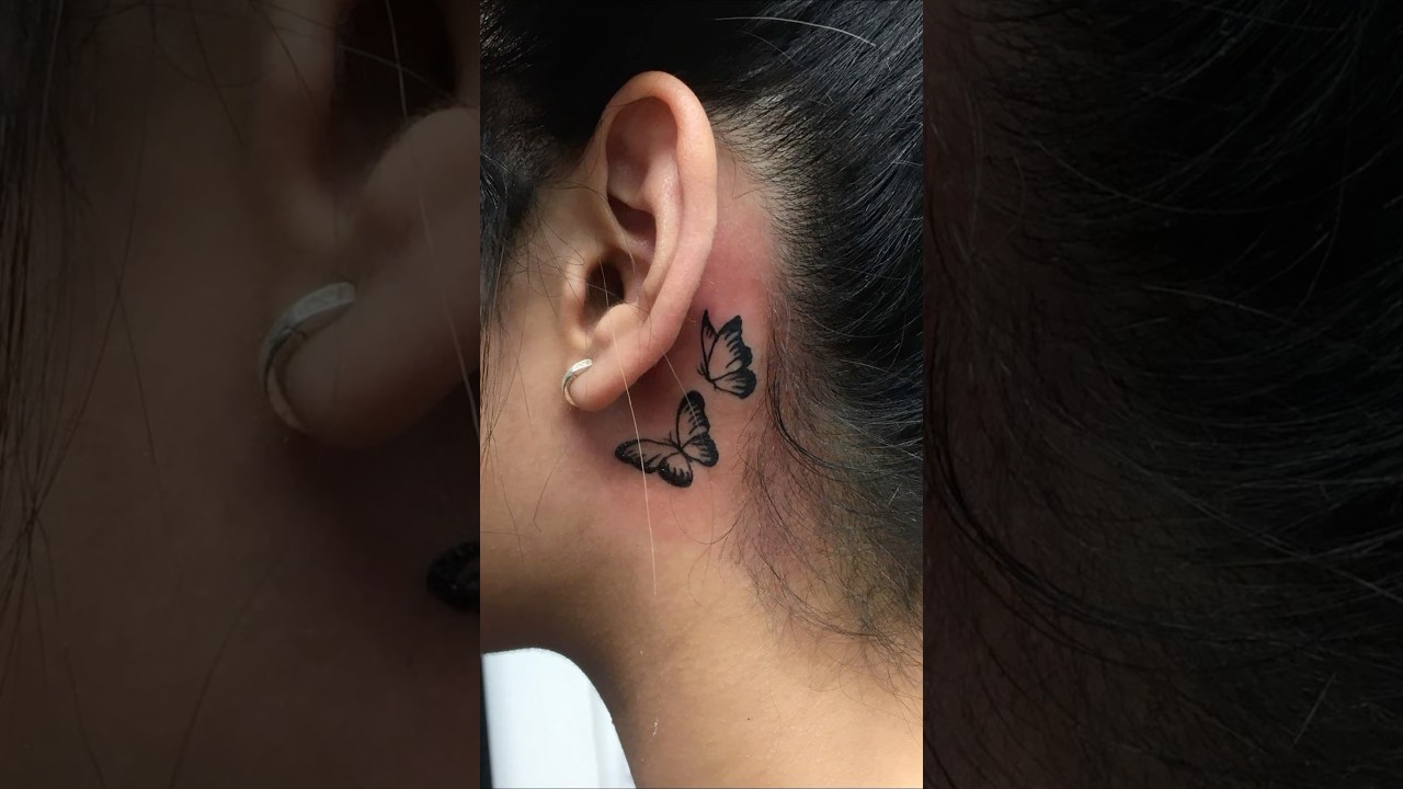 Behind the EAR Tattoo ideas💡
