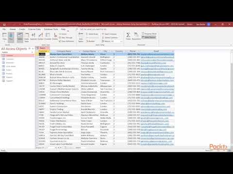Learn Hands On Microsoft Access 2019 Building Your First Query Setting Criteria | packtpub com ...