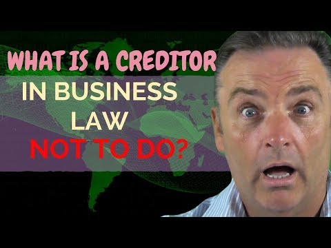 WHAT IS A CREDITOR IN ACCOUNTING LANGUAGE?