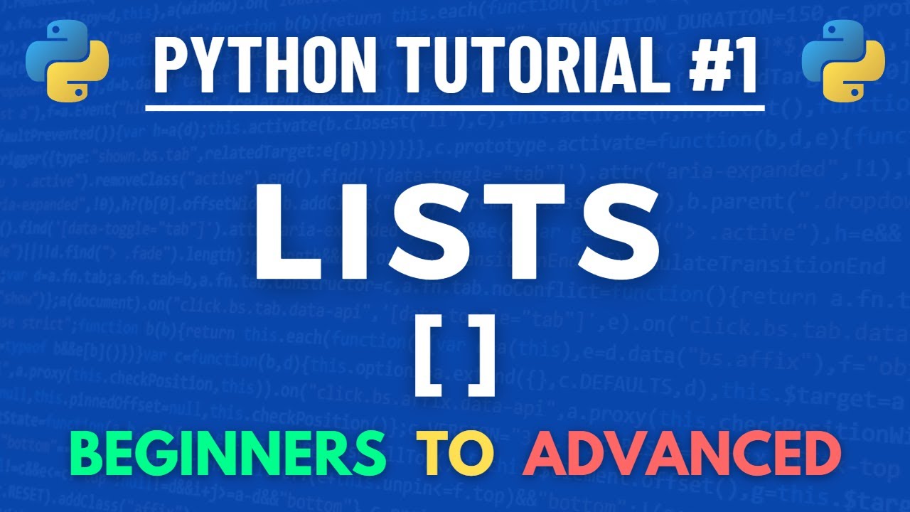 Lists in Python | Python Lists with Examples | Python Tutorial for Beginners #1