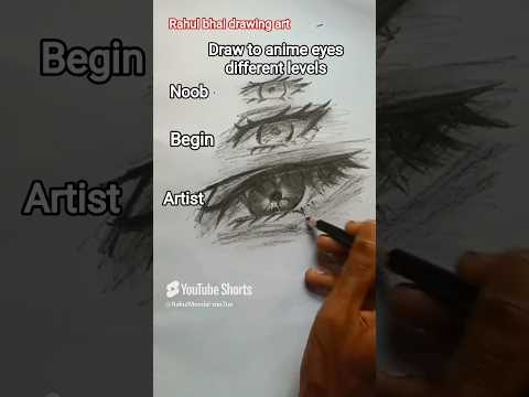 ANIME Eyes Kaise Draw Karne | How To Draw Anime Eyes Step By Step | Best Draw Anime Eyes