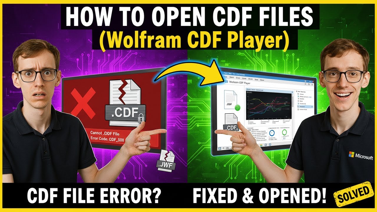 How to Open CDF Files (Wolfram CDF Player)