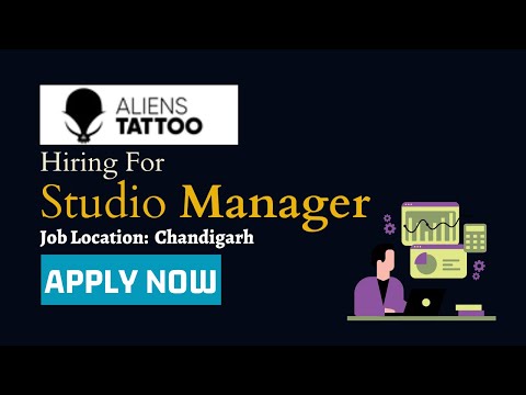 Studio Manager | ALIENS TATTOO is Hiring | Latest Jobs 2023