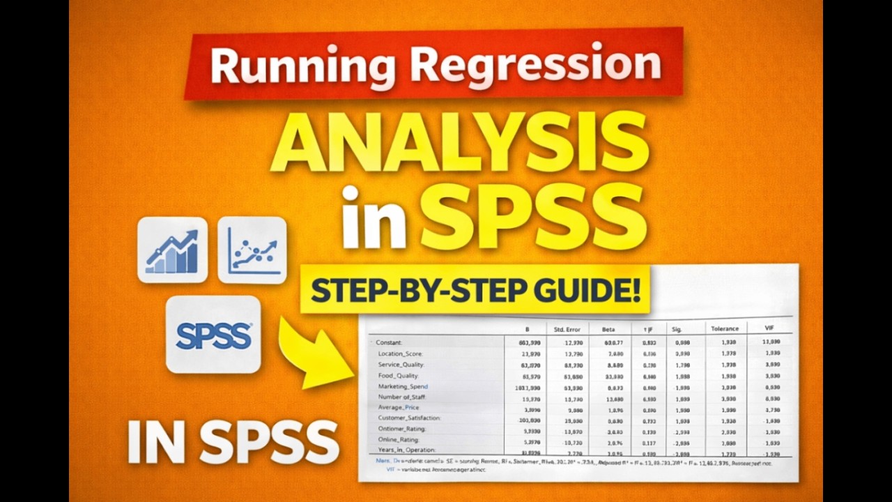 15. How to Run Multiple Regression in SPSS | Step-by-Step Tutorial