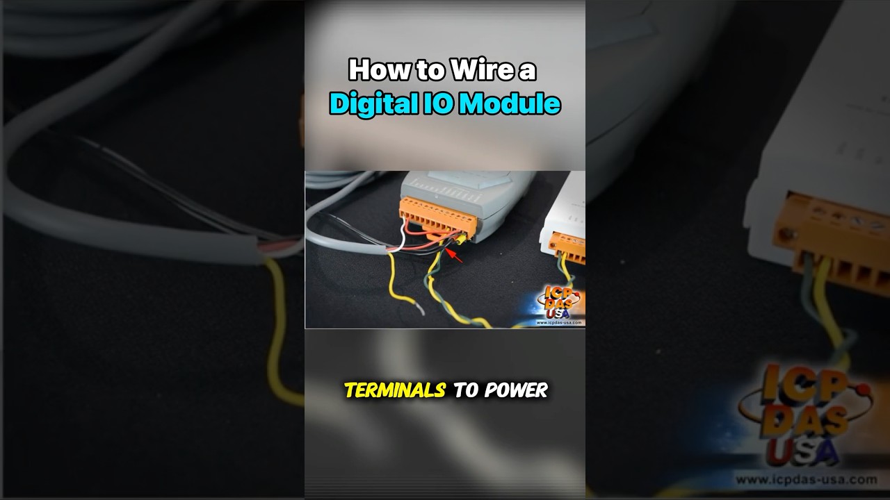 How to Wire a Digital IO Module & NPN Sensor #WiringGuide #ElectricalEngineering #AutomationTech