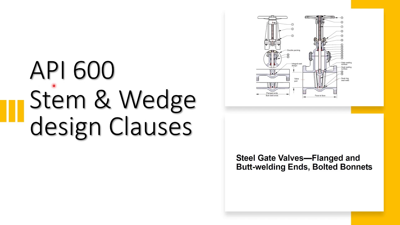 API 600: Stem & Wedge Design Explained | Gate Valves