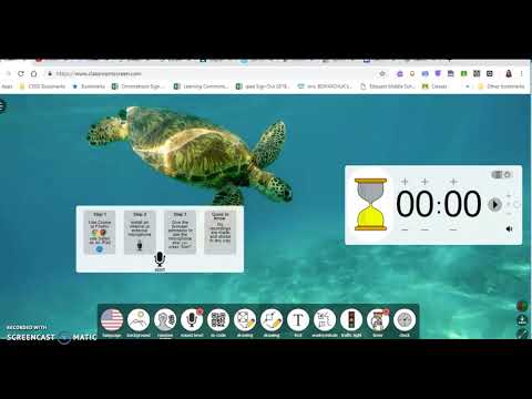 Classroom screen Timer