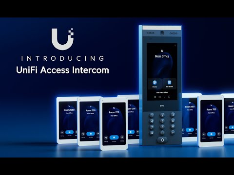 Ubiquiti UA-Intercom UniFi Mifare Contactless Access Control Terminal w/ Video, Audio & Keypad