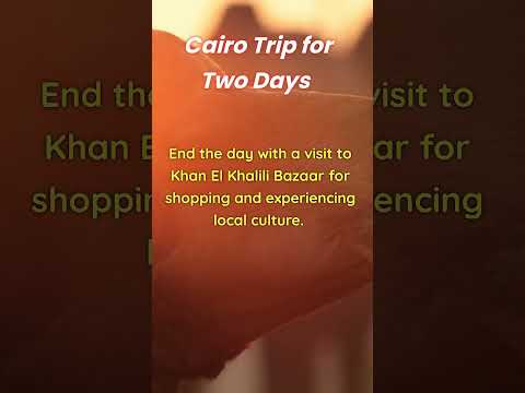 Cairo Trip for Two Days / Two-day Cairo Sightseeing Program / #shorts