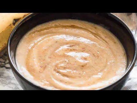 Plantain and banana porridge