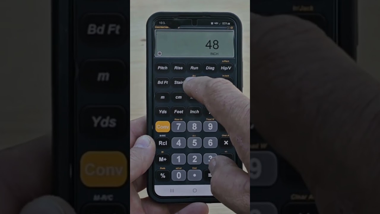 How to Check Square Using Construction Master 5 Calculator