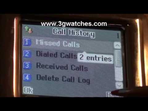 3G6 Watch Phone Vs LG 910 Cell Phone Watch