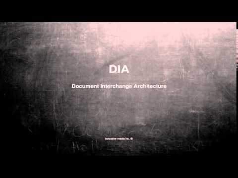 What does DIA mean