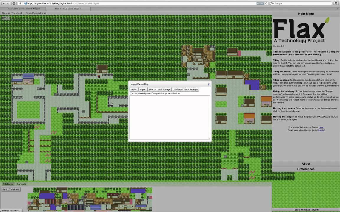 Game Development - Flax HTML5 Web Game Engine Version 0.2