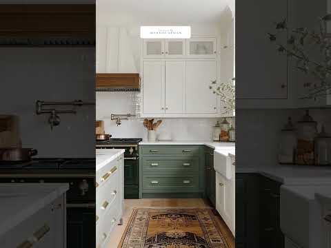 Best paint color combinations for two-tone kitchen cabinets