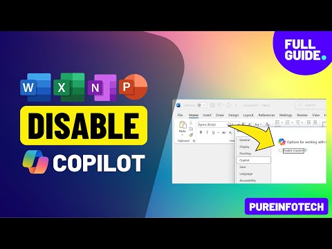 Disable Copilot in Word, Excel, OneNote, PowerPoint on Windows 11