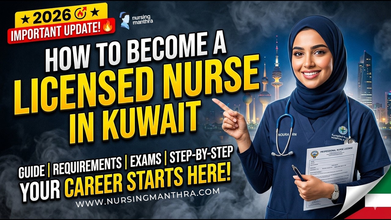 Kuwait MOH Nurse License 2026 | Quadra bay Application /Prometric Exam/Latest Process steps for RN