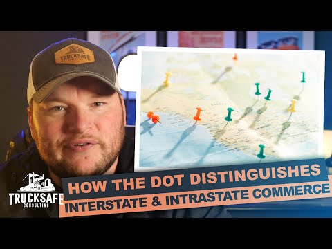 How the DOT distinguishes interstate and intrastate commerce