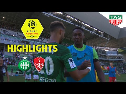 AS Saint-Etienne - Stade Brestois 29 ( 1-1 ) - Highlights - (ASSE - BREST) / 2019-20