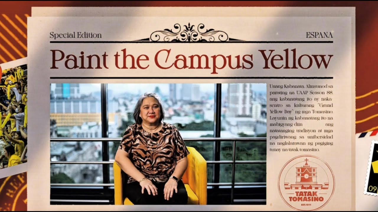 Paint The Campus Yellow (UAAP Special Episode) | Tatak Tomasino Ep. 1