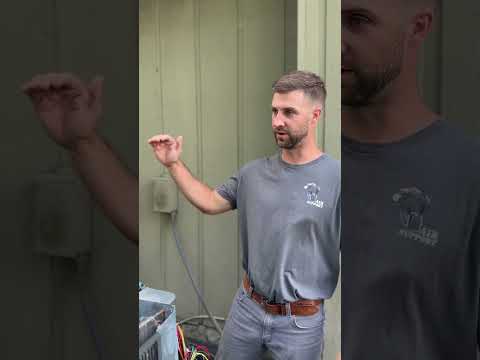 😳 This is what the lowest bid work looks like. #hvac #cooling #service #ac #summer #airsupportky