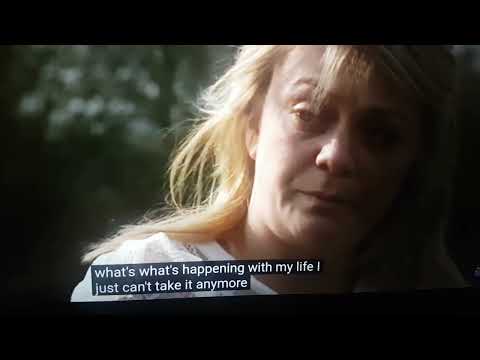 Sister at the graveside of her brother. IPP sentence took his life