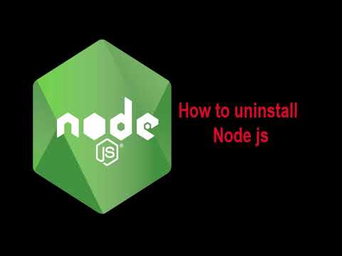 📌How to Uninstall node.js on Windows 10. | uninstall node js | Uninstall Node.js in Windows 2022