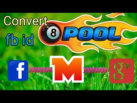 How to Convert 8 ball pool Facebook ID into miniclip and google plus