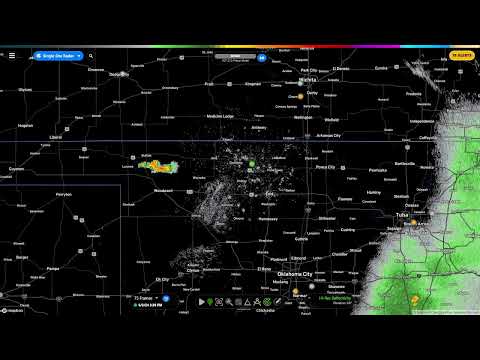 Live radar near Wichita, KS | Oklahoma City, OK. DAMAGING WIND THREAT!