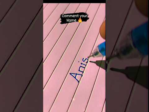 💖Anisha 🔥 subscriber Name hand writing😱 #shorts #youtubeshorts #viral #trending #video