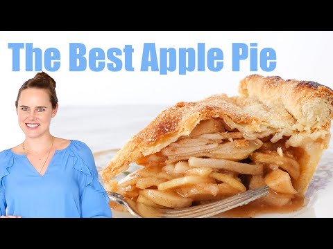 THE BEST APPLE PIE RECIPE: A classic apple pie recipe with a vodka all butter pie crust!