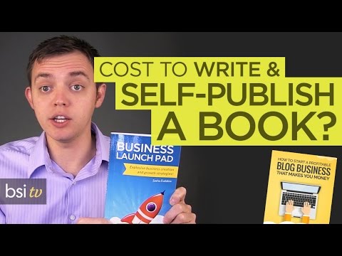 What Does it Cost to Write and Self-Publish a Book or Ebook?