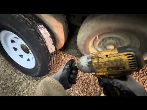 Refurbishing tri axle trailer in 3 hours