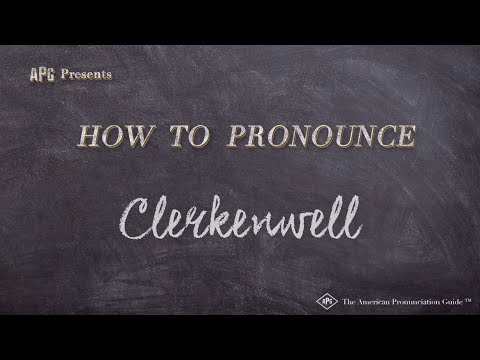 How to Pronounce Clerkenwell (Real Life Examples!)