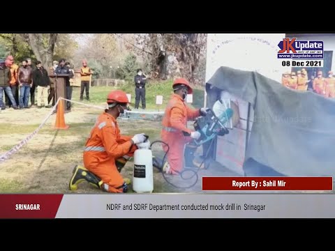 NDRF and SDRF Department conducted mock drill in Srinagar