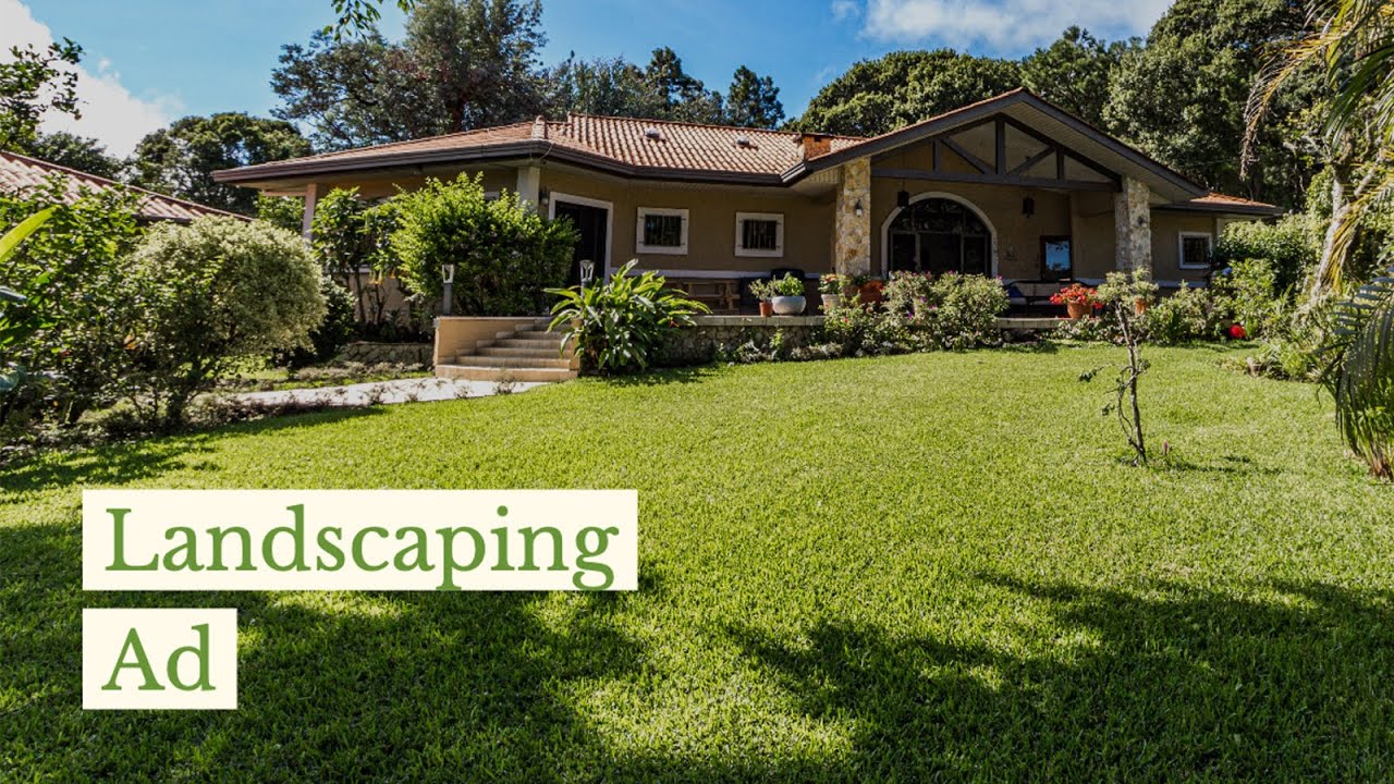 Landscaping Ad Video Template (Editable)