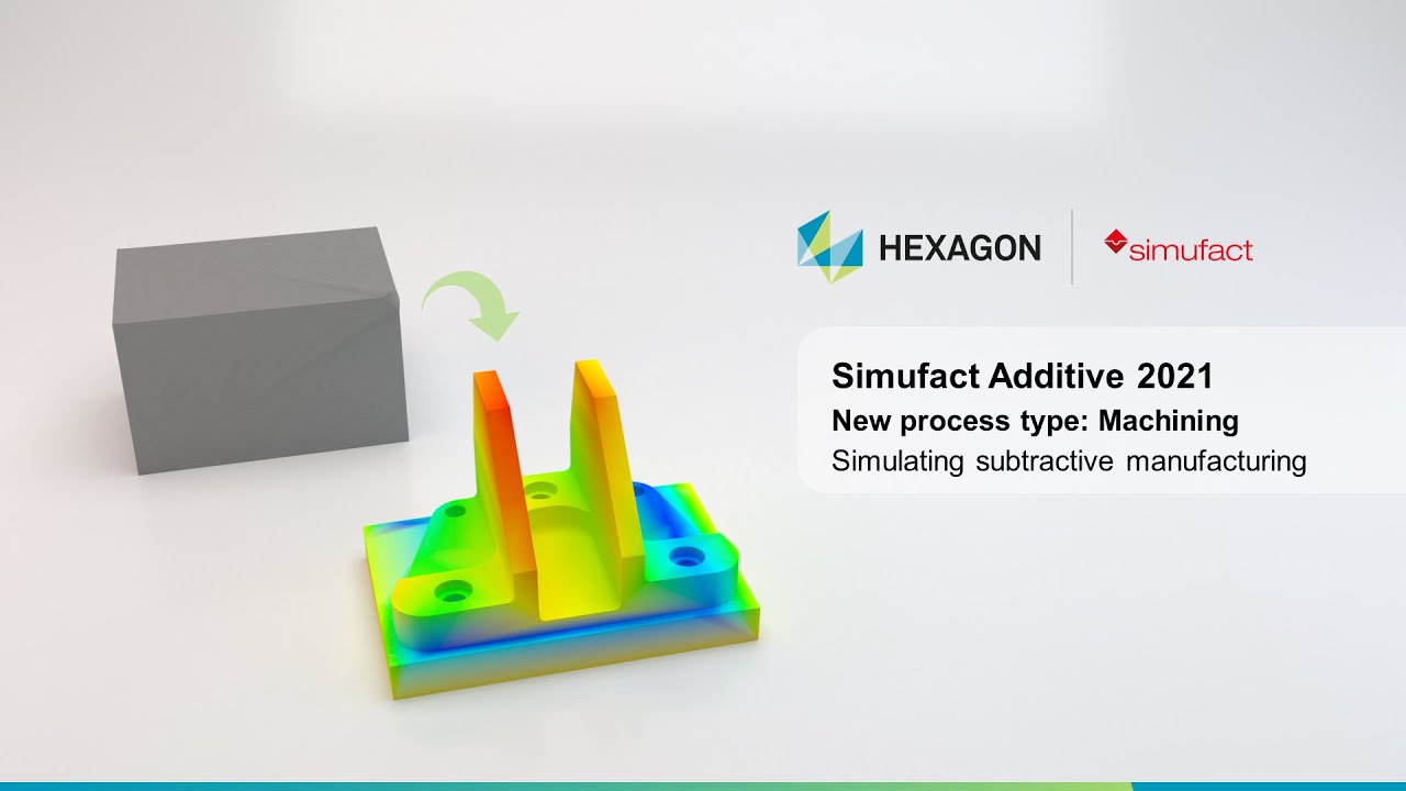 Simufact Additive 2021 - New process type: Machining