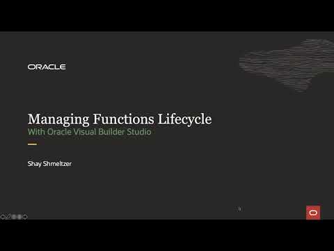 CI/CD Automation for Oracle Cloud Functions with Visual Builder Studio