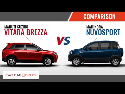 Maruti Suzuki Vitara Brezza vs Mahindra Nuvosport Comparison Review | CarDekho.com