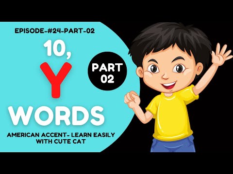 Words that Start with Letter Y for Kids | Y Starting Words