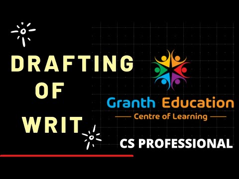 Drafting of writ petition under article 226 ||How to draft writ ||Format of Writ petition