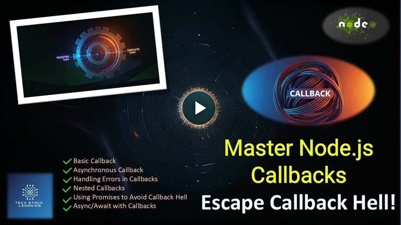 Node.js | Section 25 | Mastering Node.js Callbacks | Conquering Callback Hell with Promises #nodejs