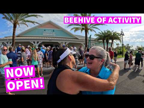 St. Tropez Grand Opening! REAL VILLAGERS Enjoying The Villages Florida