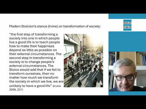 Talk about Stoic Pragmatist idea of self-transformation and development