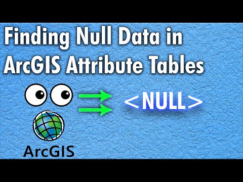 Find those "Null" Values Darnit! Selecting in an ArcGIS Pro Shapefile Attribute Table | ArcGIS Pro