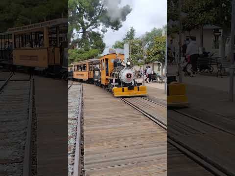 Poway Midland Railroad #3 passing the station