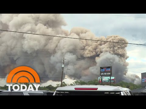 BioLab chemical plant fire in Georgia prompts evacuation orders