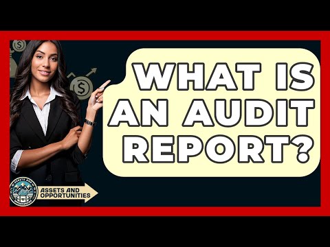 What Is An Audit Report? - AssetsandOpportunity.org