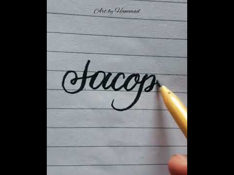 Jacopo name | Italic font #shorts #viral #trending